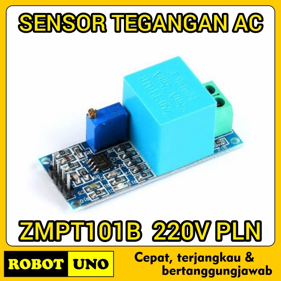 Jual ZMPT101B Sensor Tegangan AC Voltage Sensor Listrik PLN 220V 250V ...