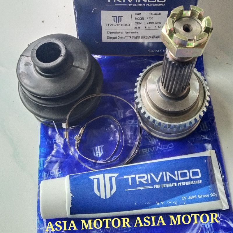 Jual CV Joint As Roda Luar Hyundai Atoz KIA Visto Gigi 19 Kokel Kohel Luar Atoz Visto | Shopee ...