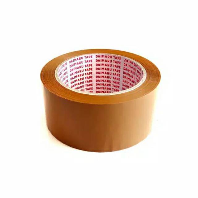 Jual Lakban Daimaru 1 Dus isi 72 Coklat Bening 48 mm x 90 yard | Shopee Indonesia