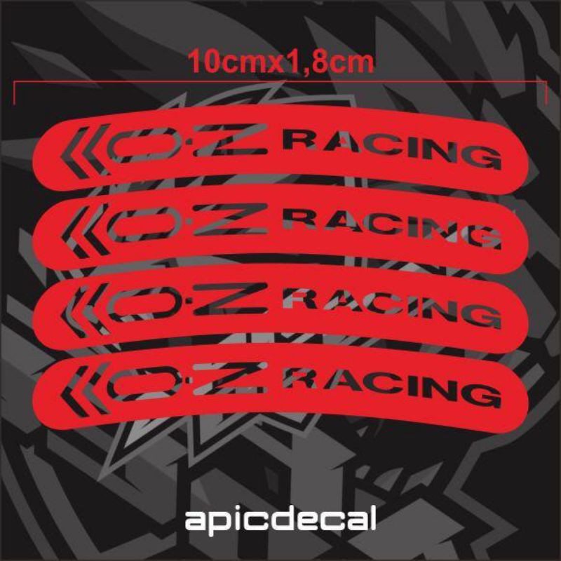 Jual Stiker Velg OZ Racing | Shopee Indonesia