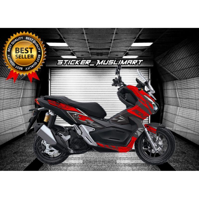 Jual Decal Sticker ADV 150 motif abstrak grafis warna variasi fullset ...