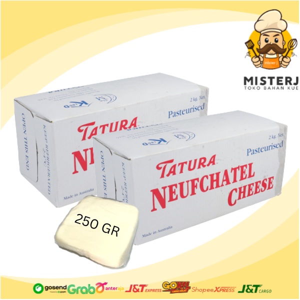 Jual Tatura Neufchatel 250gr TANPA ES BATU | Tatura Cream Cheese Plain ...