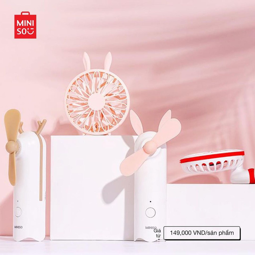 Jual MINISO Mini fan foldable LS-L2893. Kipas angin lipat miniso ...