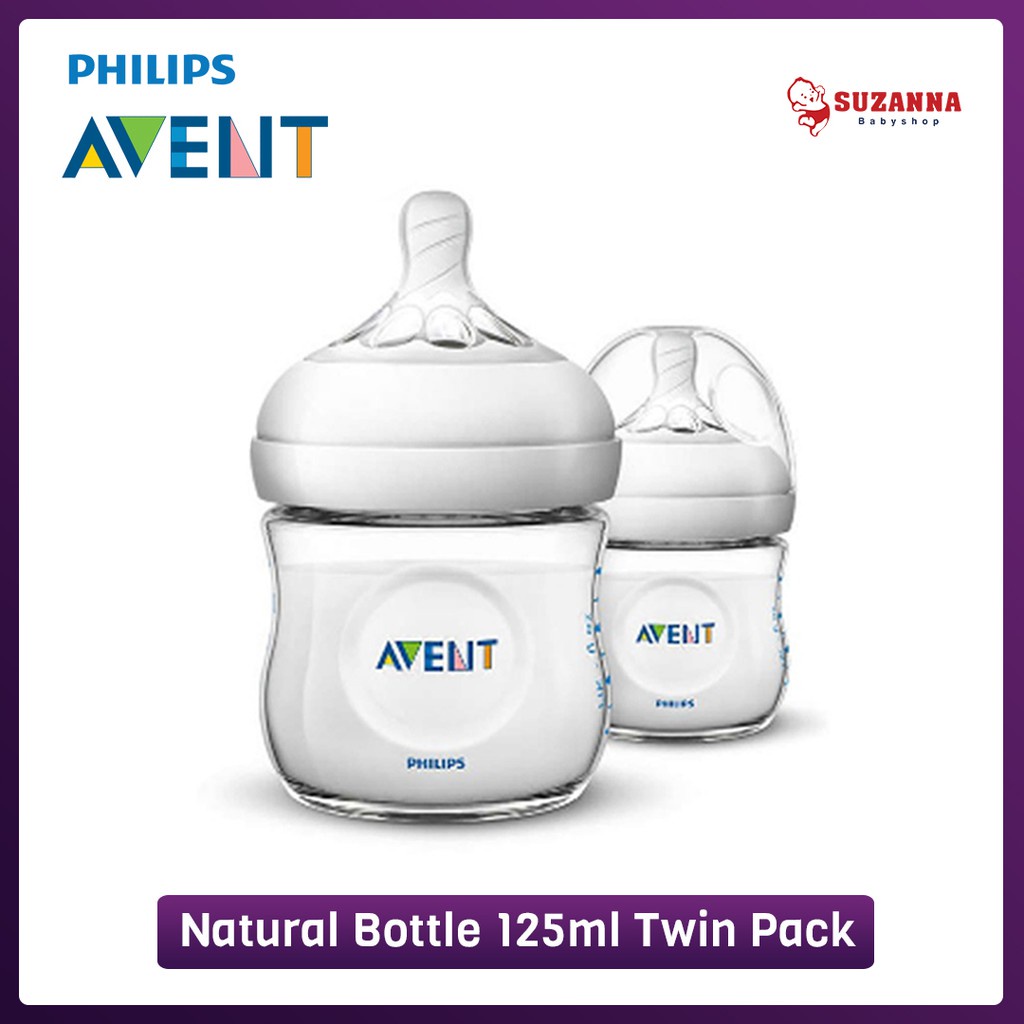 Jual Philips Avent Bottle Natural Twin Pack 125ml Botol Susu Shopee