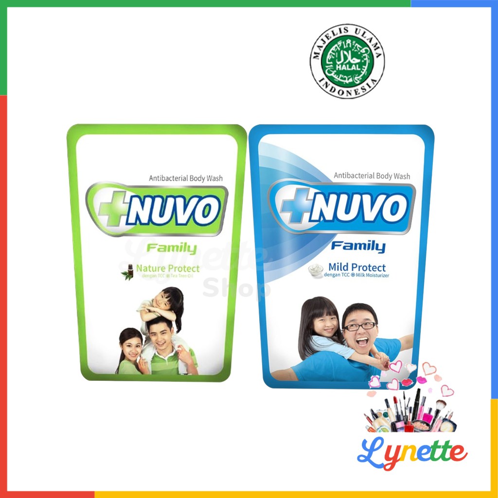 Jual NUVO Body Wash Refill 60ml BPOM ORIGINAL / Nuvo Sabun Mandi Cair ...