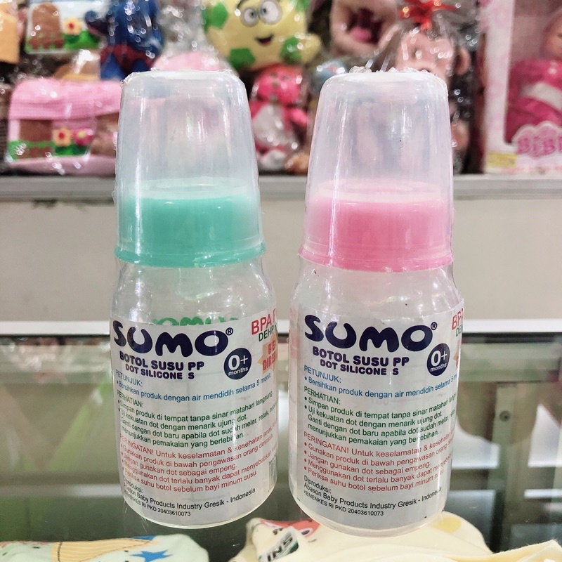 Jual SUMO — Botol susu bayi 120ml / Bottle feeder / Dot bayi / Empeng ...
