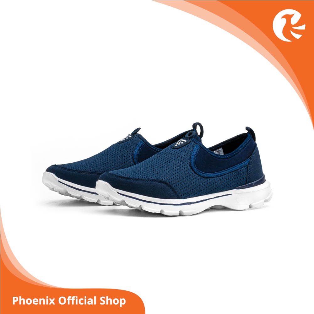 Jual Phoenix Official - Sepatu Slip On Pria - Denzel Navy | Shopee ...