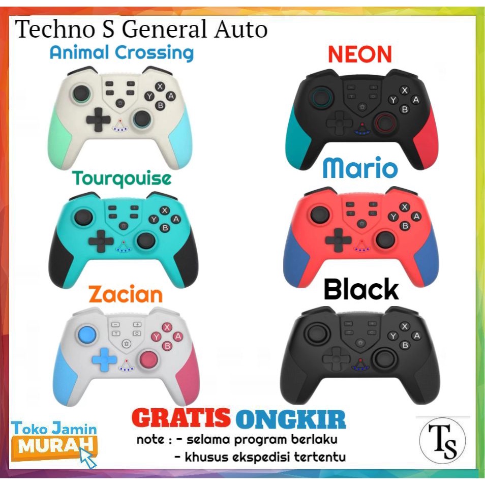 Jual Stik T23 PRO Wireless Controller Nintendo Switch / Lite / PC ...