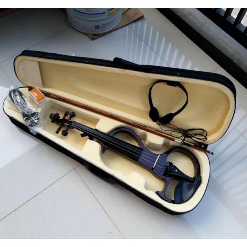 Jual Biola elektrik vienna original 4/4 lengkap siap pakai | Shopee ...
