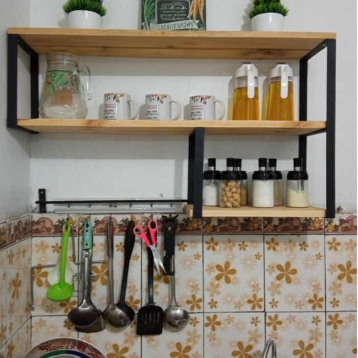 Jual Rack Bumbu - Rak Bumbu Dapur Kitchen Set Dan Gantungan Panci Plus ...