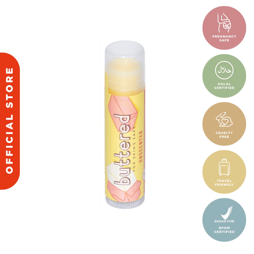 Jual MSBB - Buttered - Unscented Lip Balm SPF 15 | Shopee Indonesia