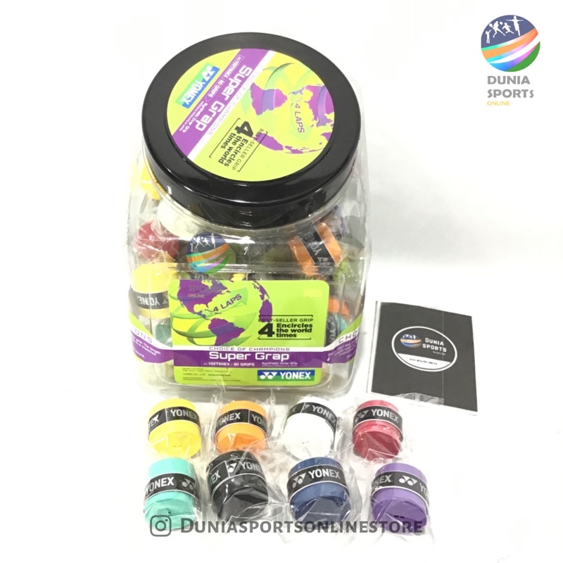 Jual GRIP YONEX AC 102 / AC102 / AC102T60-EX ROLL ORIGINAL | Shopee Indonesia