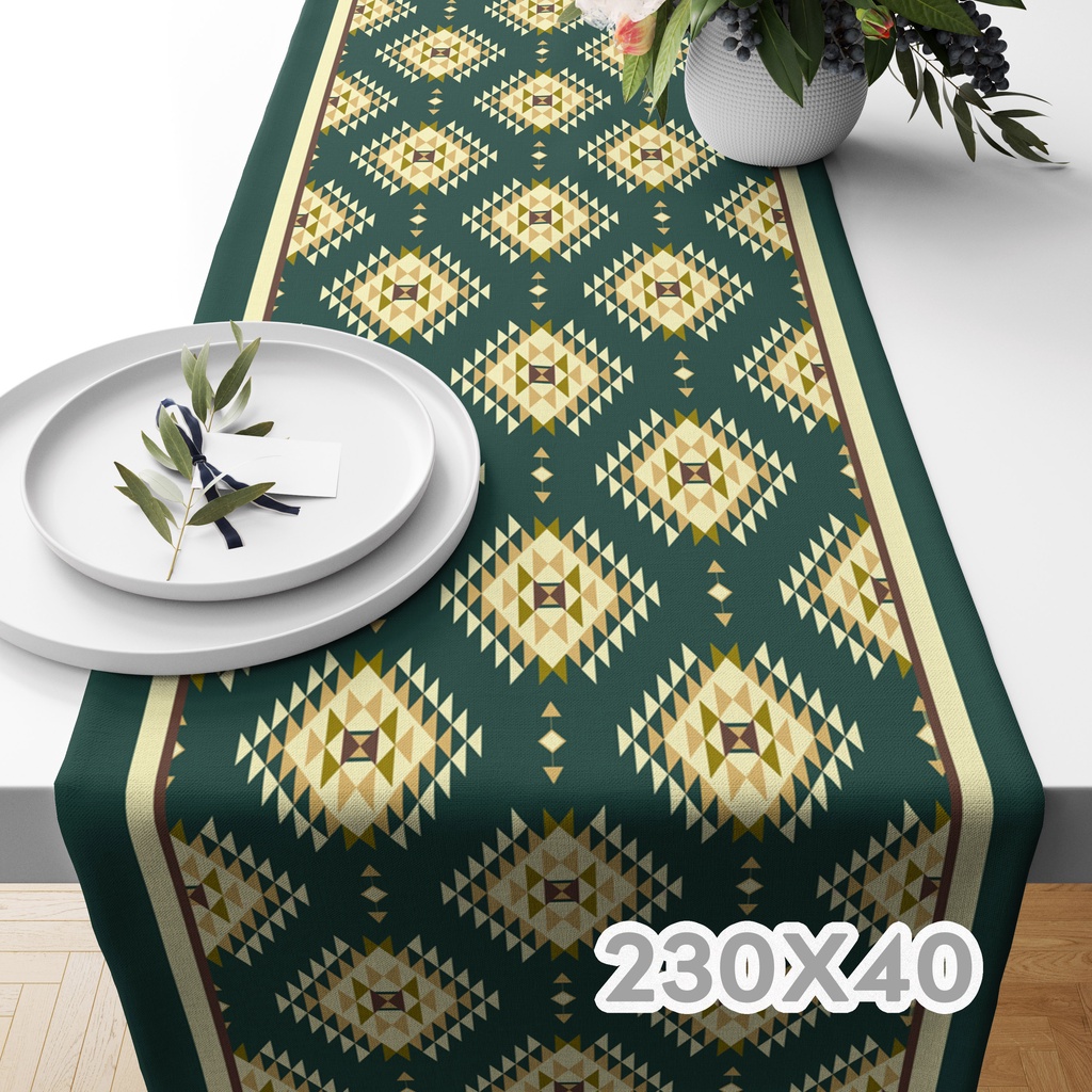Jual TABLE RUNNER TAPLAK MEJA PRINT MOTIF TURKISH KALPADOKIA ...