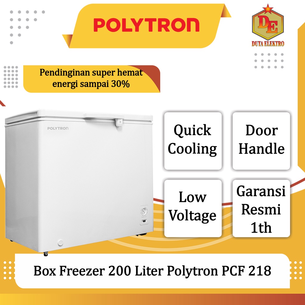 Jual Box Freezer Polytron PCF 218 Chest Freezer 200 Liter | Shopee ...