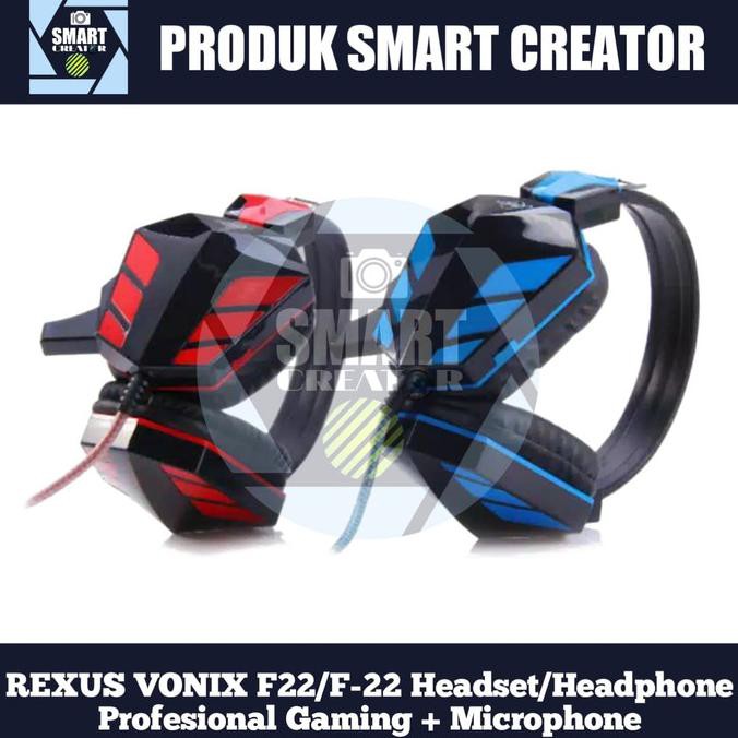 Jual Rexus Vonix F22/F-22 Headset/Headphone Profesional Gaming ...