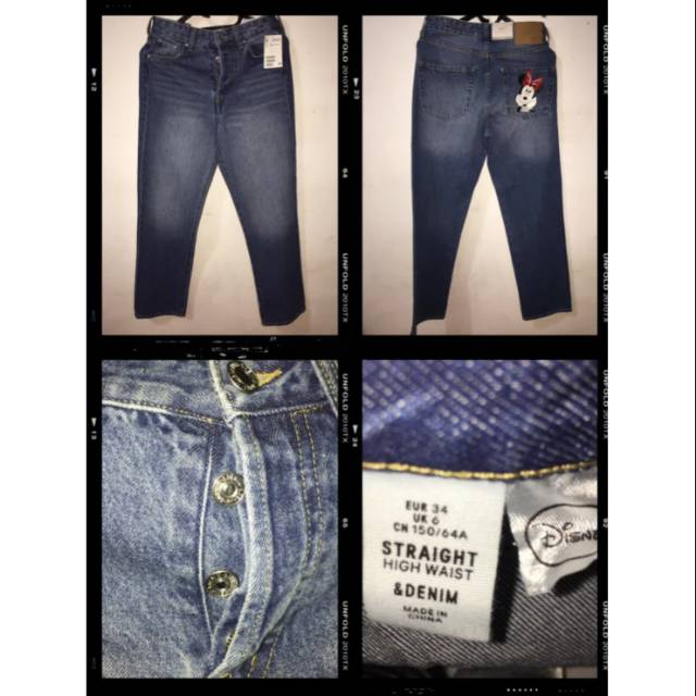 Jual Denim HnM X Disney | SOLD | Shopee Indonesia