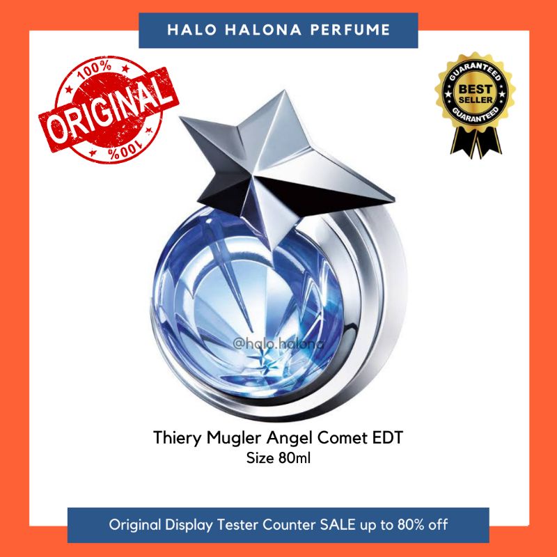 Jual Thierry Mugler Angel Comet EDT Non Box Parfum Original Authentic ...