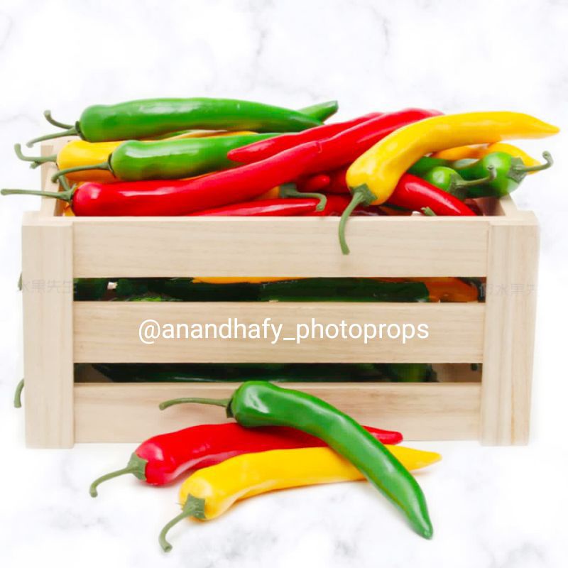 Jual CABE BESAR JUMBO ARTIFICIAL CHILI ARTIFISIAL PAPRIKA BUATAN SAYUR ...