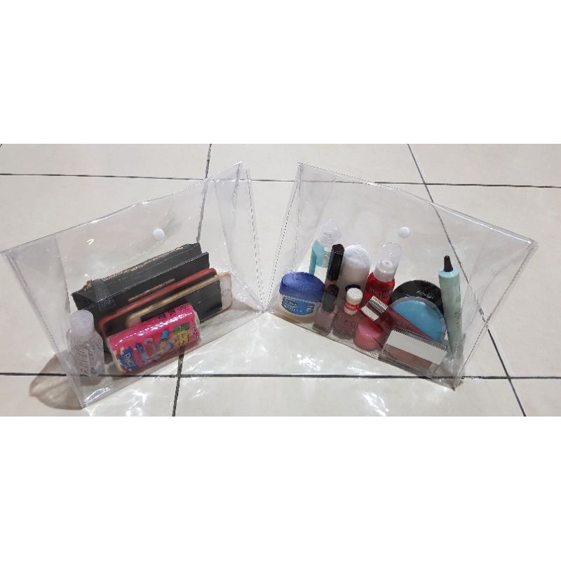 Jual Pouch mika uk 20 x 20 x 5 (POLOS/TANPA SABLON) | Shopee Indonesia