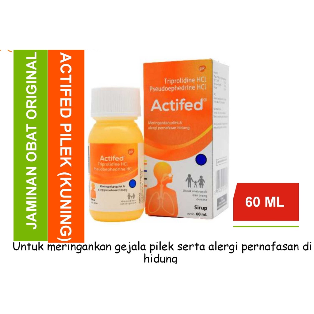 Jual Actifed Orange plus expectorant 60ml | Shopee Indonesia