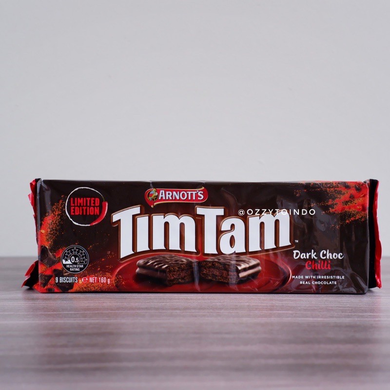 Jual Arnott's Tim Tam Dark Choc Chili Limited Edition 160g | Shopee ...