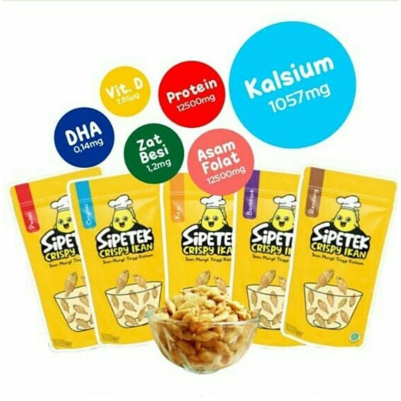 Jual SIPETEK CRISPY IKAN DAN LAUK PAUK PRAKTIS | Shopee Indonesia