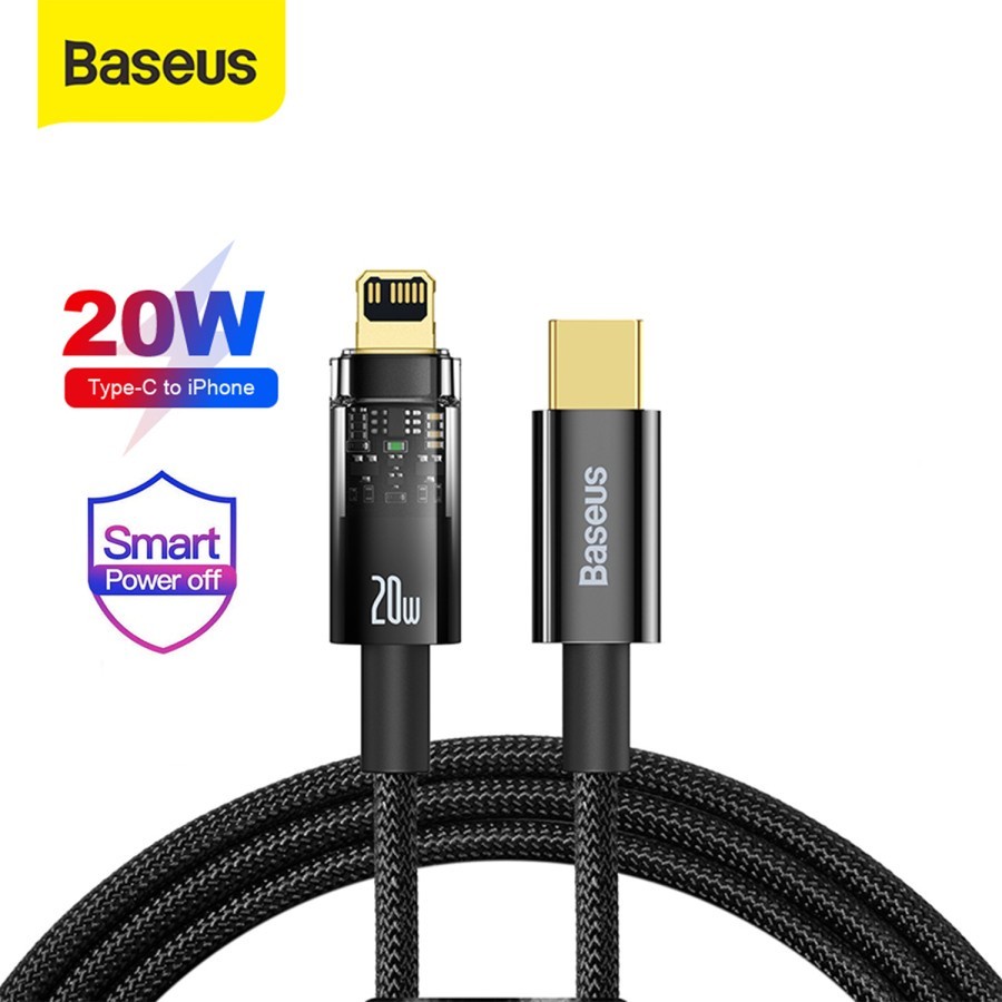 Jual Kabel Data BASEUS AUTOMATIC POWER-OFF Fast Charge 20W TYPE C TO ...