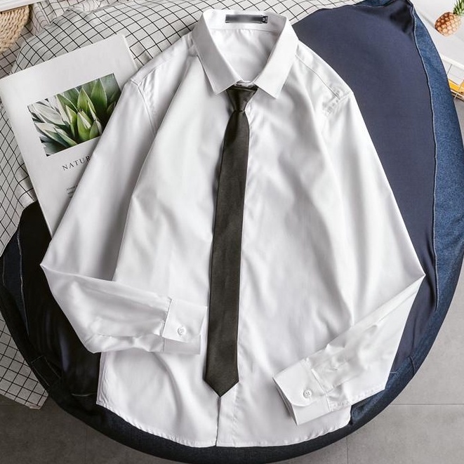 Jual Kemeja Kerja Putih Pria Lengan Panjang Bestseller Grosir Murah ...
