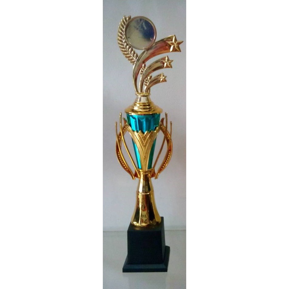 Jual PIALA TROPHY OSLO BESAR GOLD BIRU (PER PC) | Shopee Indonesia