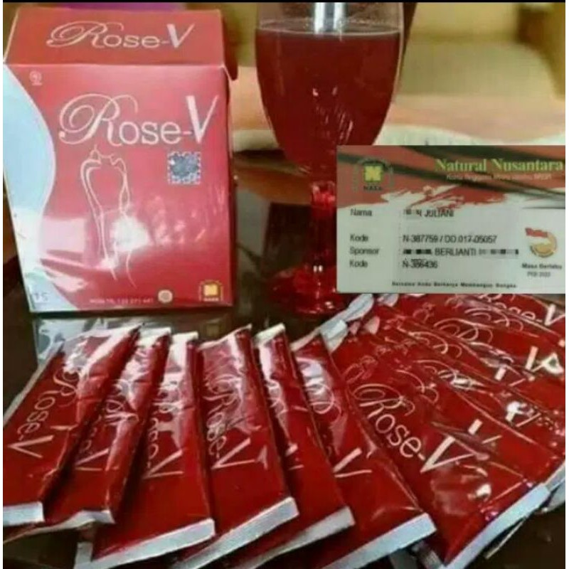 Jual ROSE V NASA MINUMAN HERBAL SOLUSI KESEHATAN | Shopee Indonesia
