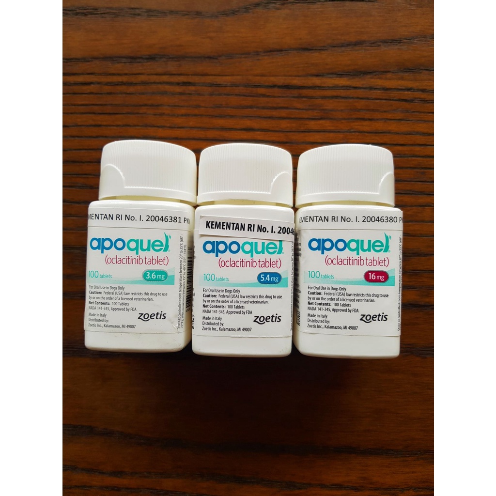 Jual Apoquel, 1tablet Obat anti gatal anjing tablet 3,6mg / 5,4mg ...