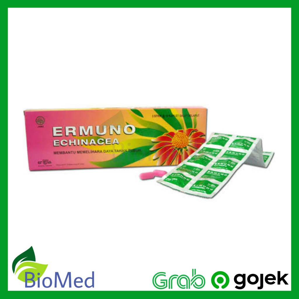 Jual ERMUNO ECHINACEA TABLET - Vitamin Suplemen Kesehatan Daya Tahan ...