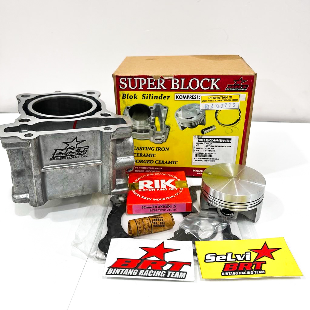 Jual BLOK CAST IRON GEN 2 PENDINGIN GANDA PISTON BRT NMAX AEROX LEXI ...