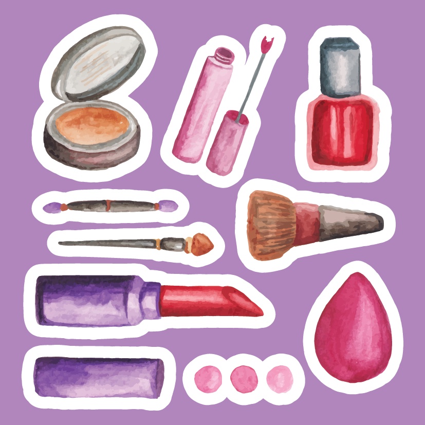Jual Stiker Makeup Deco/ Stiker Makeup Aesthetic / Stiker Mini Pack ...