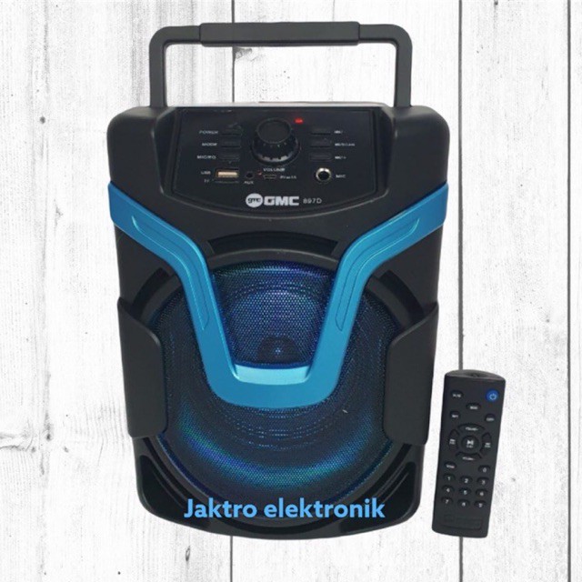 Jual Speaker Bluetooth Portable GMC 897D/897Q Karaoke | Shopee Indonesia