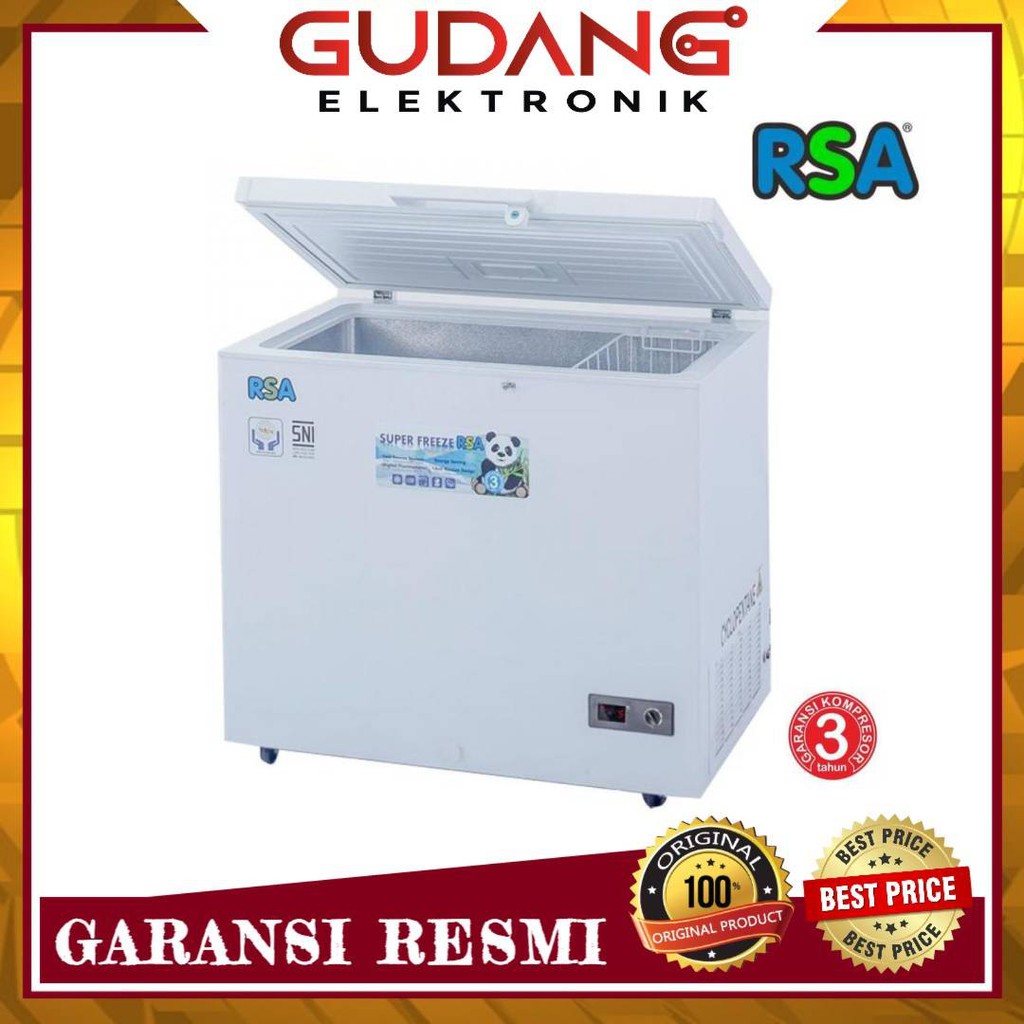 Jual FREEZER BOX RSA CF 220 CHEST FREEZER RSA 200L PETI PEMBEKU ...