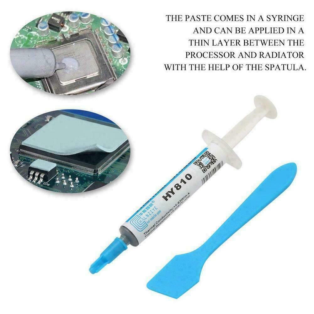 Jual 2G HY810-OP2G CPU Thermal Grease with A Plastic Tool Grey Silicone ...