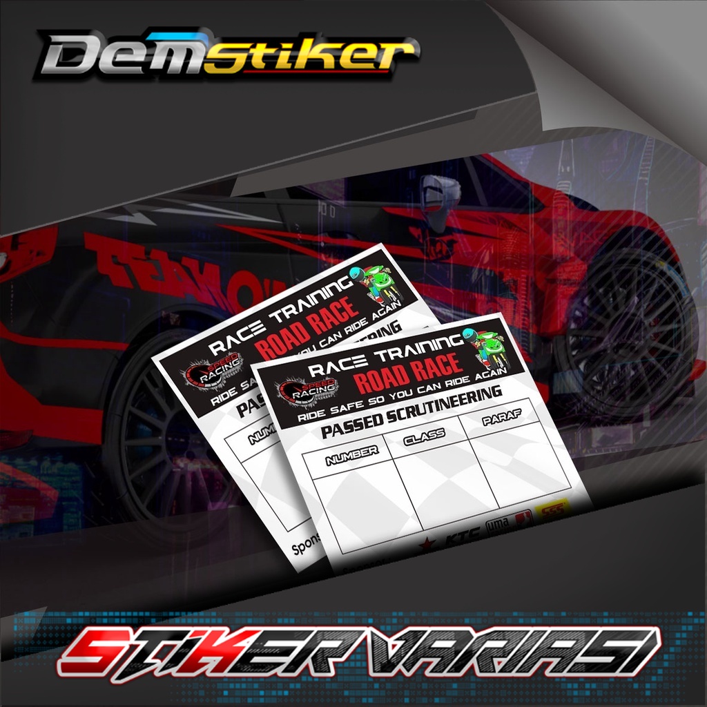 Jual Sticker Nomor Star | Drag Race | Balap Liar | Shopee Indonesia