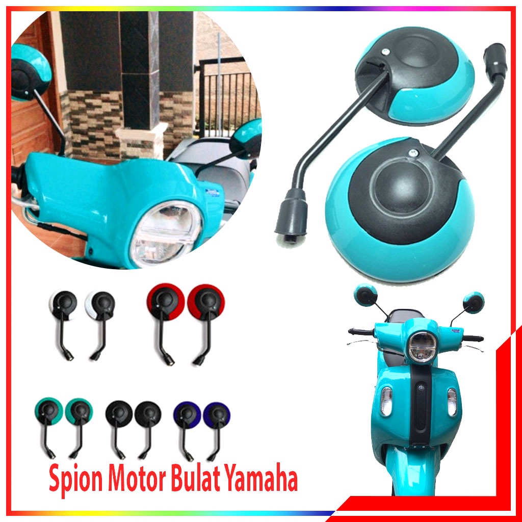 Jual Kaca Spion Motor Bulat Yamaha Fazzio Fino - Spion Motor Fazzio ...