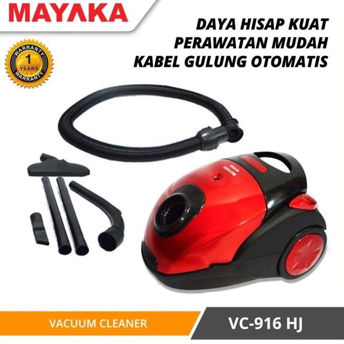 Jual Vacuum Cleaner Mayaka Vc-916 Hisapan Kencang 600watt Alat Sedot ...