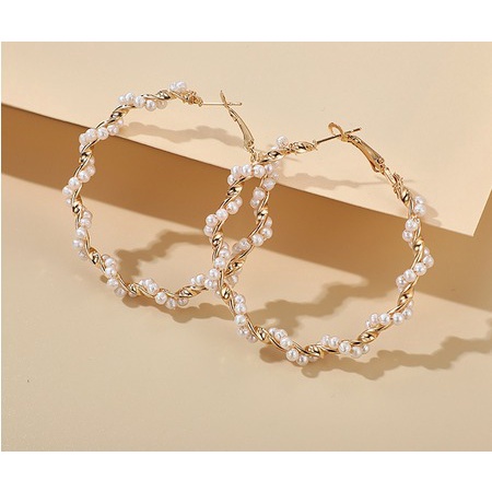 Jual WSW- antng wanita bulat besar model terbaru cantik anting FANIA ...