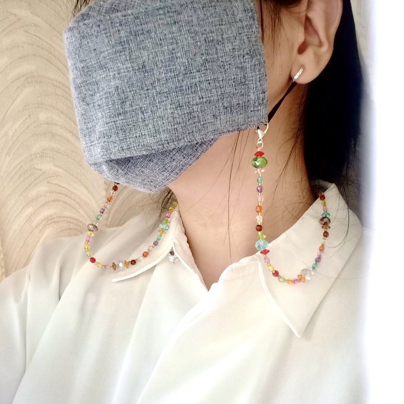 Jual Korean Face Mask Strap Masker Kalung Masker Tali Masker Manik ...