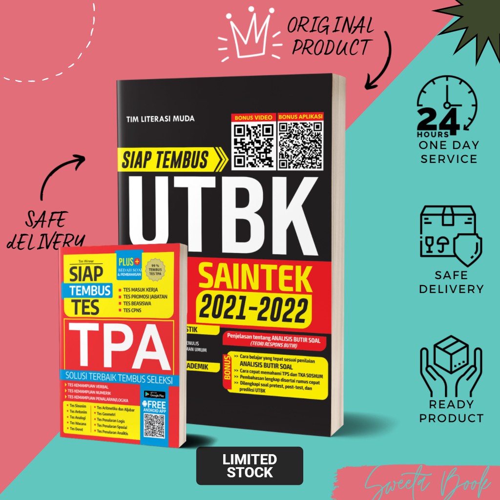 Jual BUKU SIAP TEMBUS UTBK SAINTEK 2021-2022 Bonus TPA | Shopee Indonesia