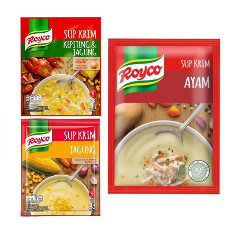 Jual ROYCO Instant Cream Soup 50gr - ROYCO Sup Krim | Shopee Indonesia