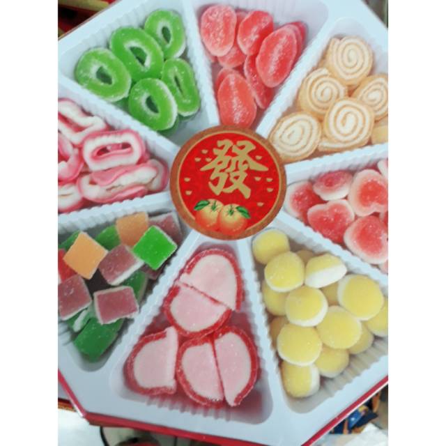 Jual Aneka permen jelly imlek 8 macam manisan imlek | Shopee Indonesia