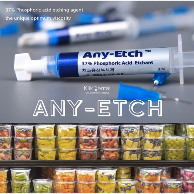 Jual KLIK DENTAL Any Etch / Etsa Gel isi 5 syr klik dental | Shopee ...