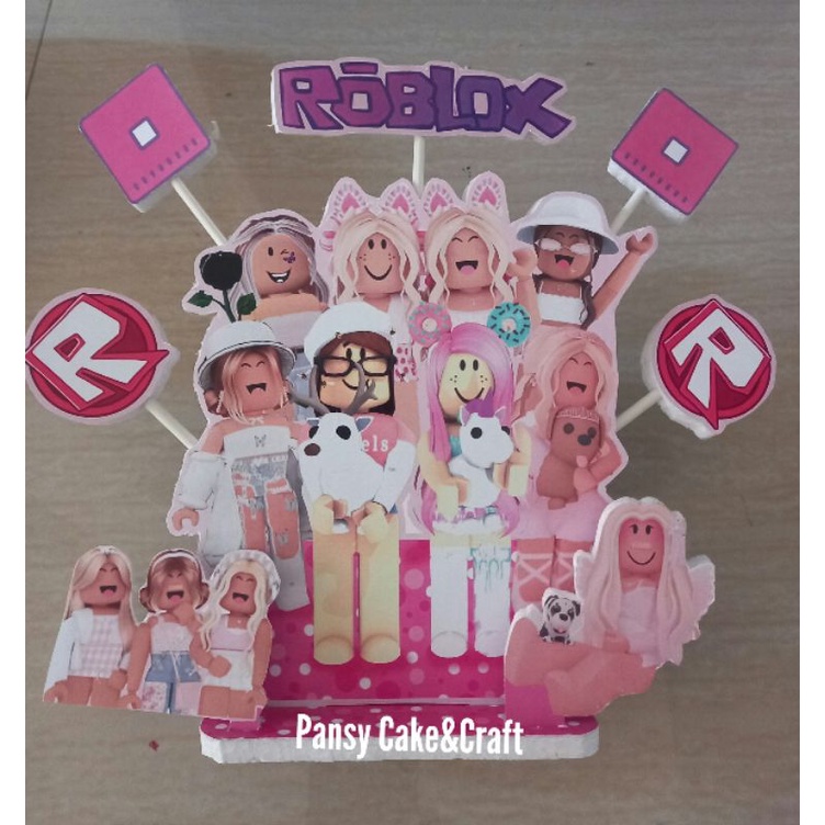 Jual Cake topper Roblox Girl | Shopee Indonesia