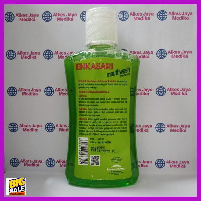 Jual YARPSTULUM- ENKASARI MOUTHWASH FRESHMINT 250 ML - OBAT KUMUR ...