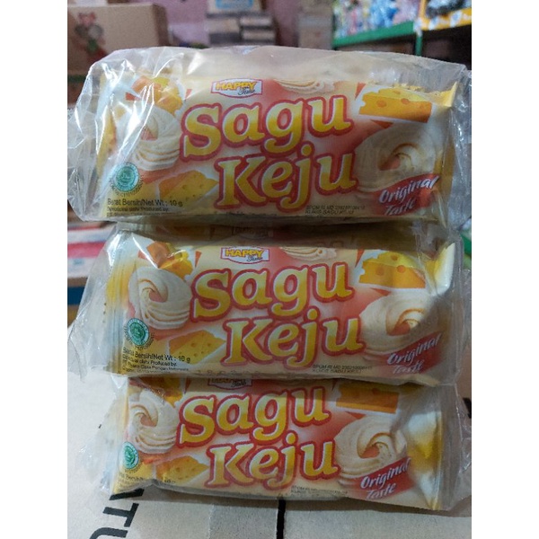 Jual Sagu Keju Happy Time 10 gr isi 20 bungkus | Shopee Indonesia