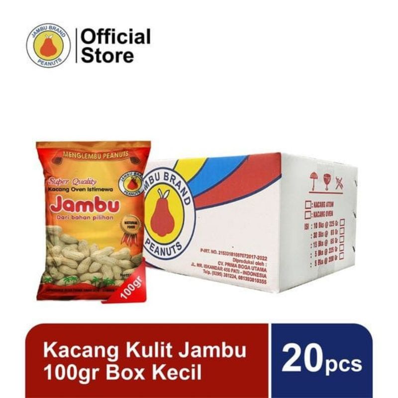 Jual Kacang Kulit Jambu 100gr Box Kecil | Shopee Indonesia